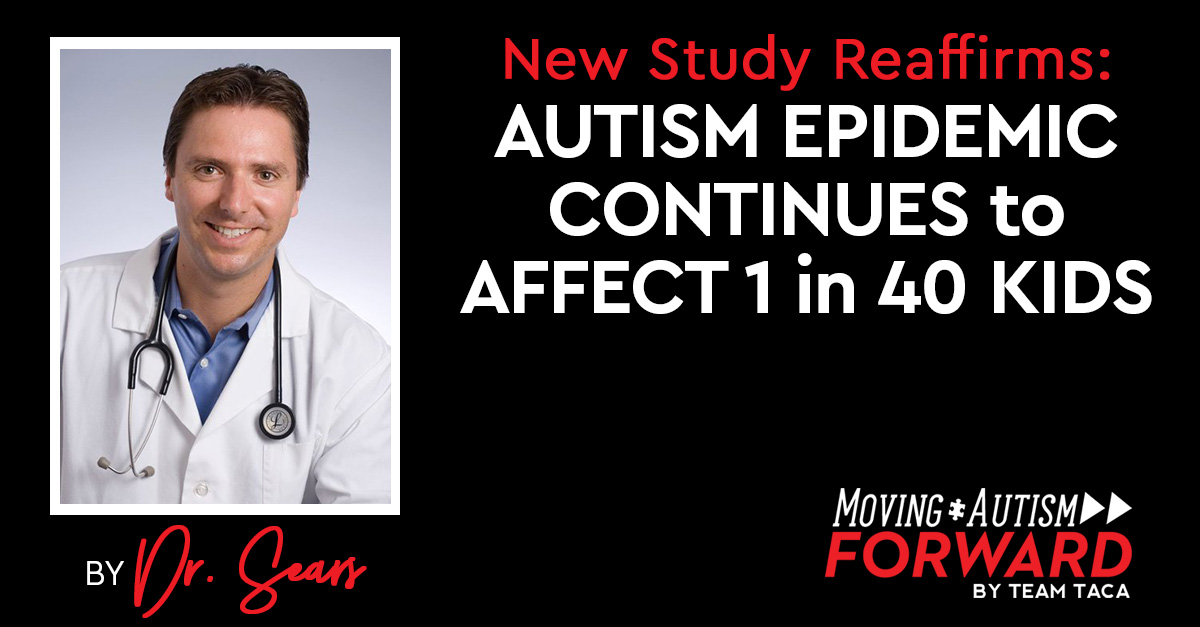 New Study Reaffirms: #Autism Epidemic Continues to Affect 1 in 40 Kids ...